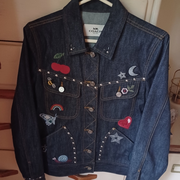 Coach | Jackets & Coats | Coach Patch Denim Jacket | Poshmark